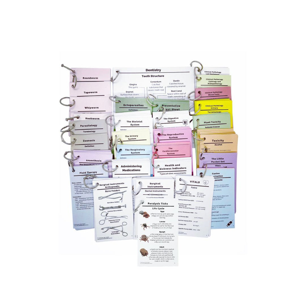 Flash Card Bundles - Vet Nurses Little Helpers