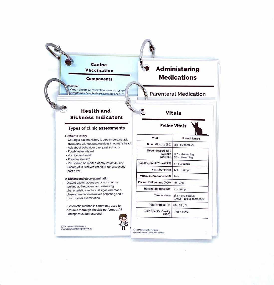 Flash Card Bundles - Vet Nurses Little Helpers